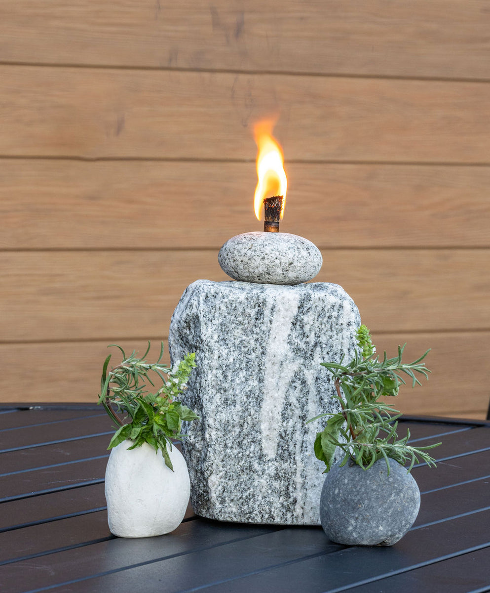 Stone Base Oil Torch | Funky Rock Designs