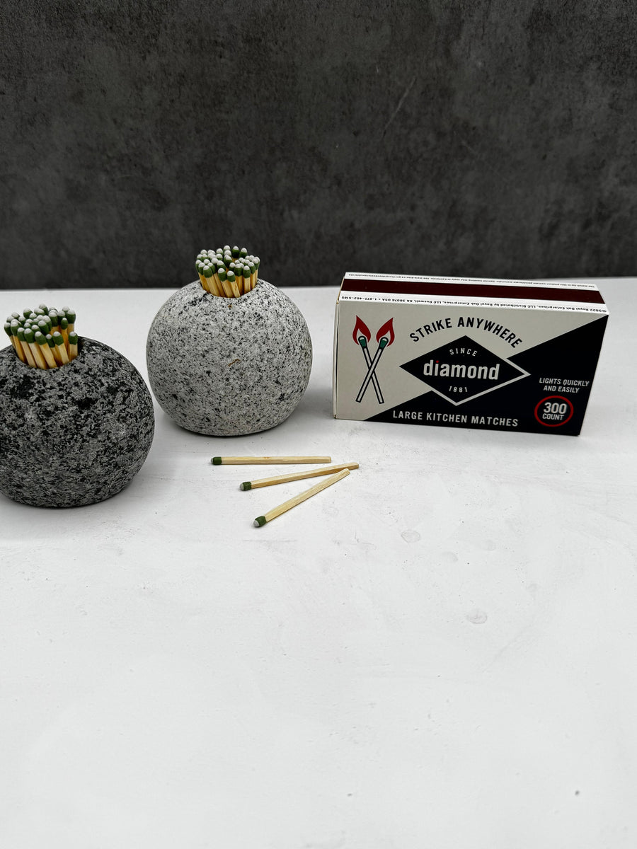 Beach Stone Match Striker & Holder – Funky Rock Designs