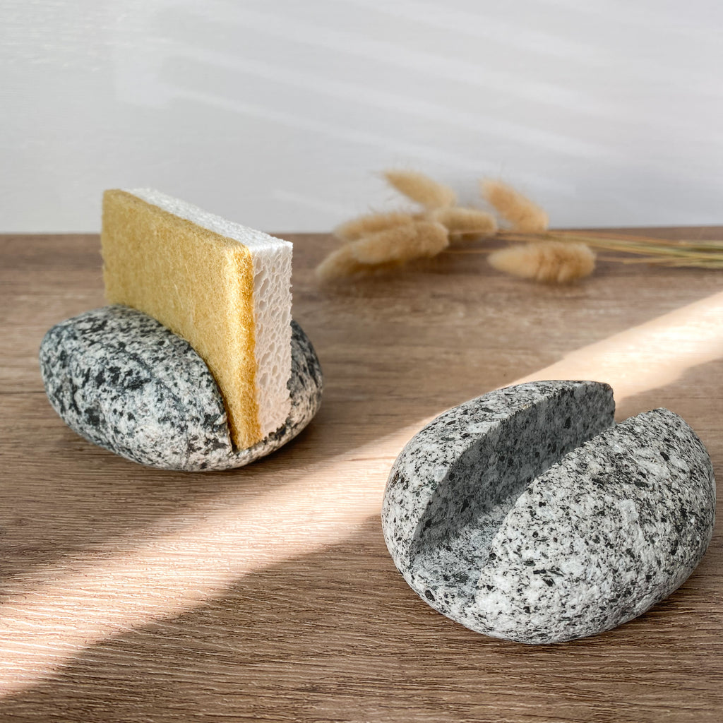 Stone Countertop Sponge Holders | Funky Rock Designs